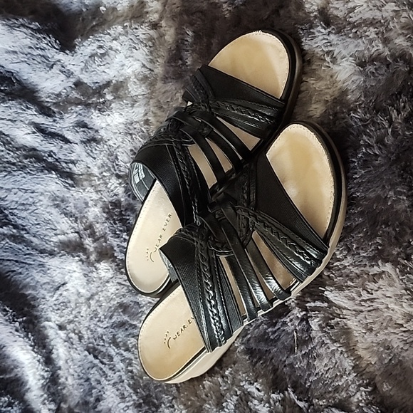 Wear Ever | Shoes | Wear Ever Sandals Black Size 75 Medium | Poshmark